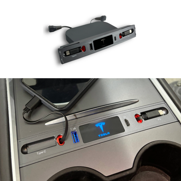 JSD Performance Retractable Hub Docking Station for Tesla Model Y ...