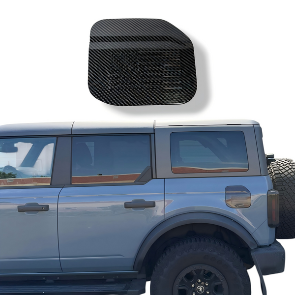 JSD Space USA Flag Style Fuel Door Cover Gas Tank Door Trim fits Ford